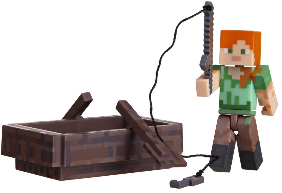 Jazwares Minecraft Alex with Boat. Серия 3 (16491M) купити в Україні ...