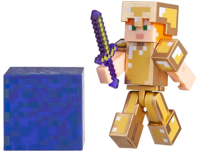 Купити Jazwares Minecraft Alex in Gold Armor. Серия 4 (19970M) - ціна в ...