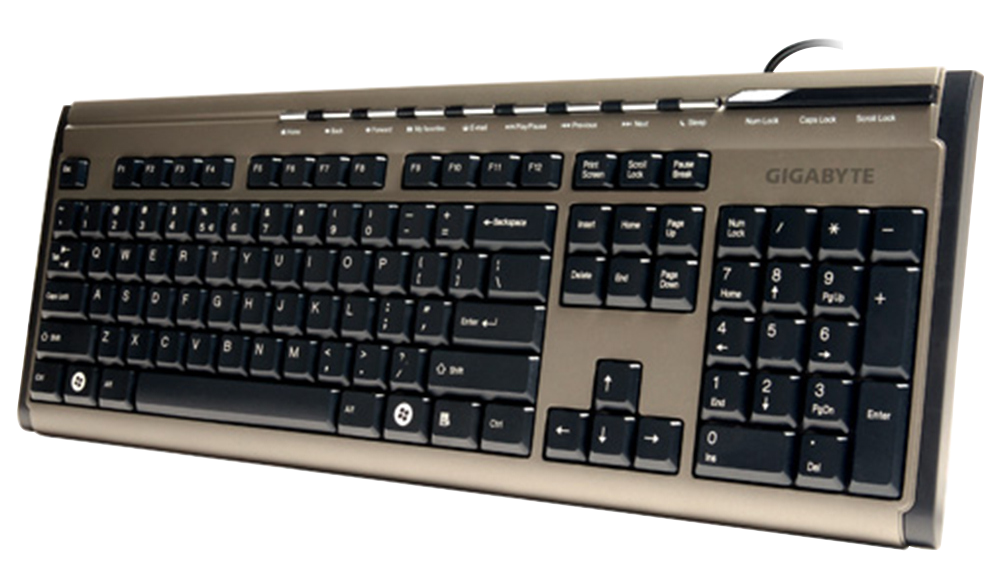 Купить Клавиатура Gigabyte Elegant GK-KM6150 USB (GK6150V2-RU-CCR) Black - цена в Харькове ...