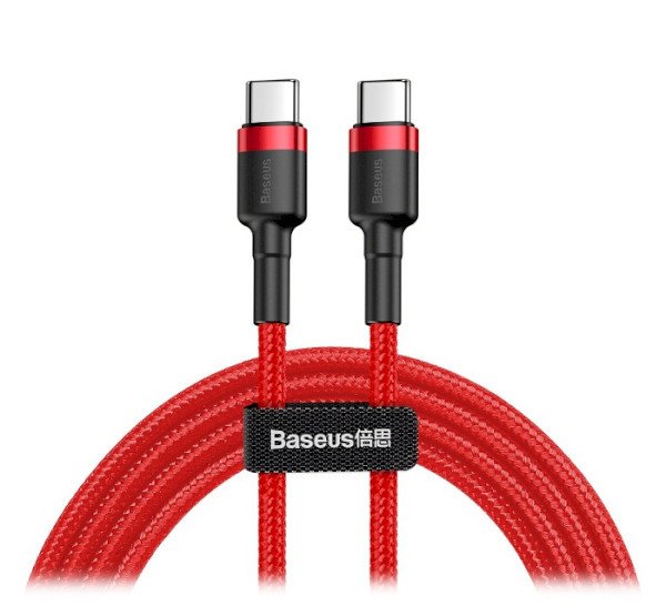 Кабель Baseus Cafule Cable USB Type-C to USB Type-C 1m 3A Data/Charge ...