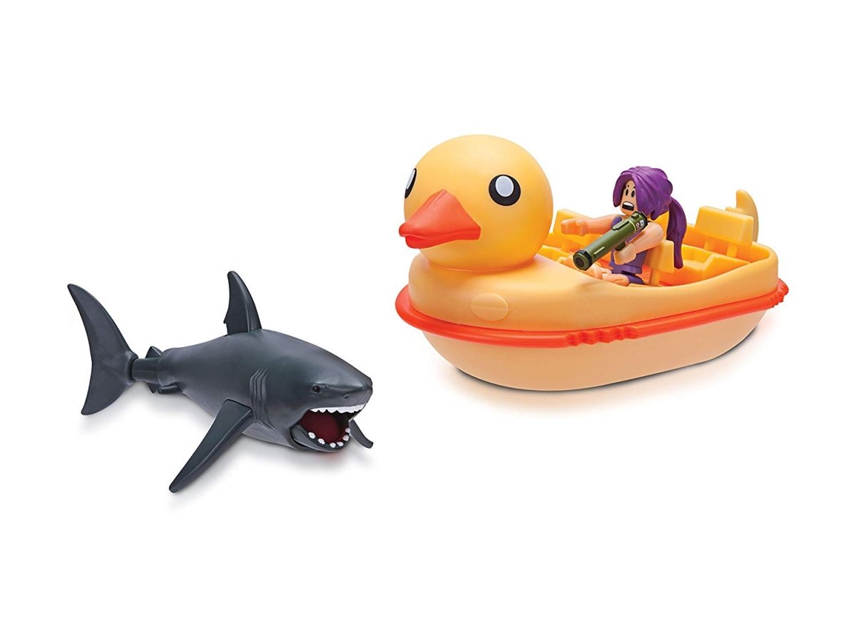 Купить Набор Jazwares Roblox Feature Vehicle SharkBite Duck Boat W2 ...