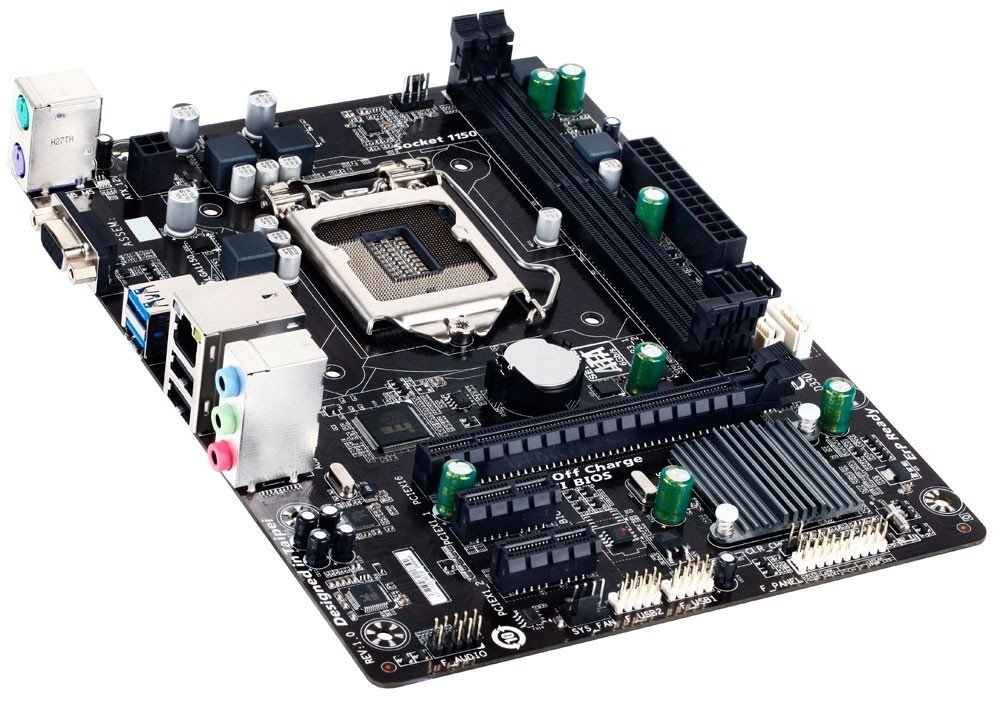 Купить Материнская плата Gigabyte GA-H81M-S1 (s1150, Intel H81) с ...