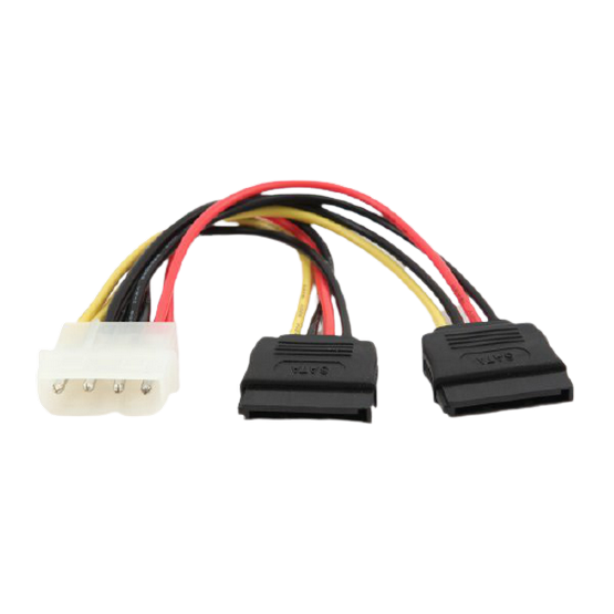 Кабель Cablexpert Molex-2 x SATA 0.15m (CC-SATA-PSY) купити в Україні ...