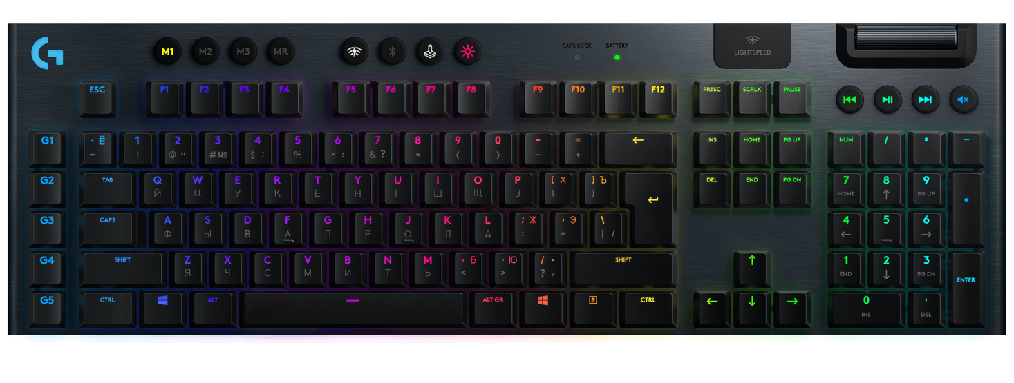 Купить Клавиатура Logitech G915 Lightspeed RGB GL Tactile Switch (920 ...