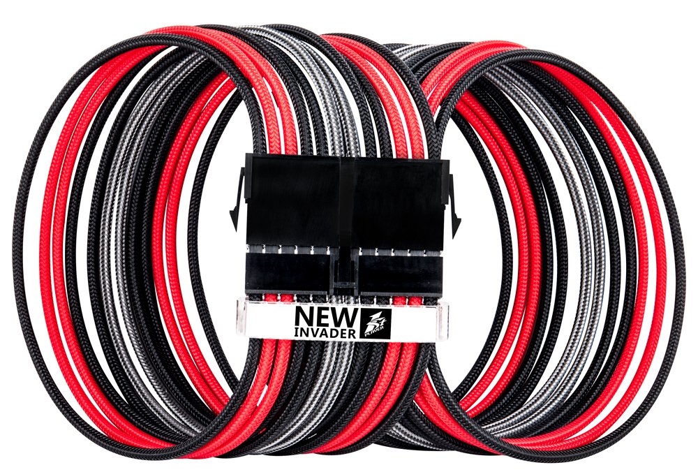 Купить Комплект кабелей 1stPlayer MOD Cable (BR-001) Black/Red - цена в ...