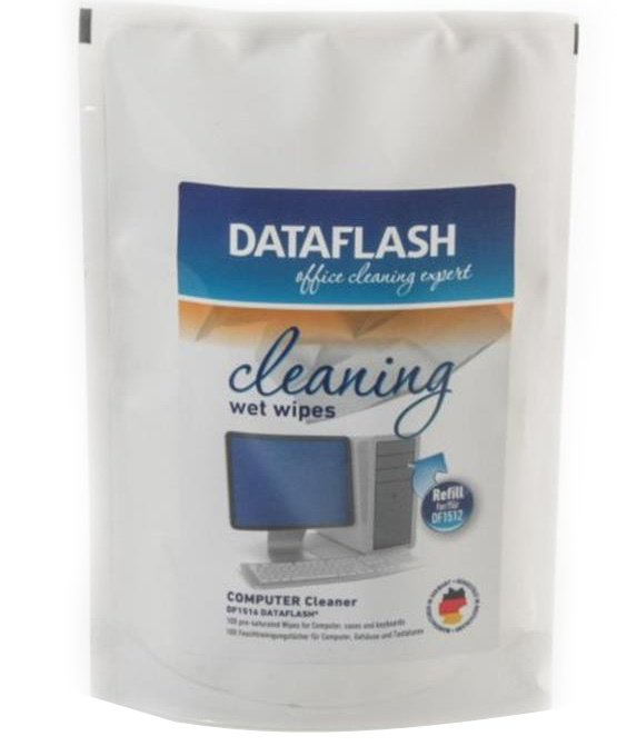 Купить Влажные салфетки DataFlash Cleaning Wipes 100pcs (DF1516B) - цена в Харькове, Киеве ...