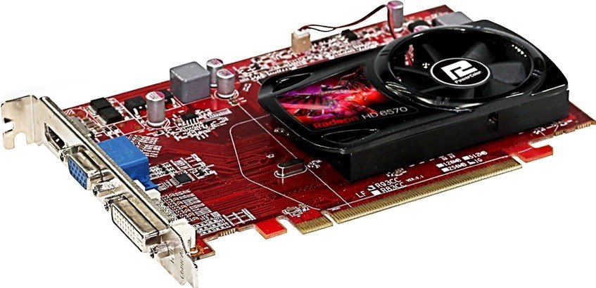 Продать Видеокарта PowerColor Radeon HD6570 1024MB (AX6570 1GBD3-HE) по ...