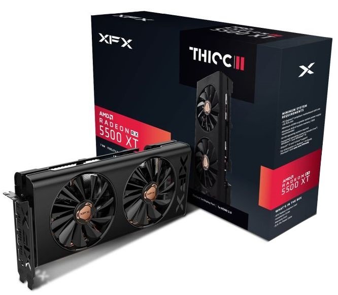 Продать Видеокарта XFX Radeon RX 5500 XT THICC II Pro 4096MB (RX ...