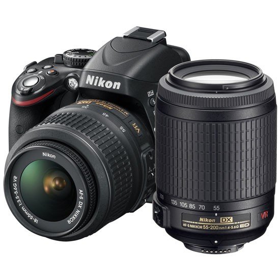 Купить Цифровые фотоаппараты Nikon D5100 18-55 II + 55-200 Kit - цена в ...