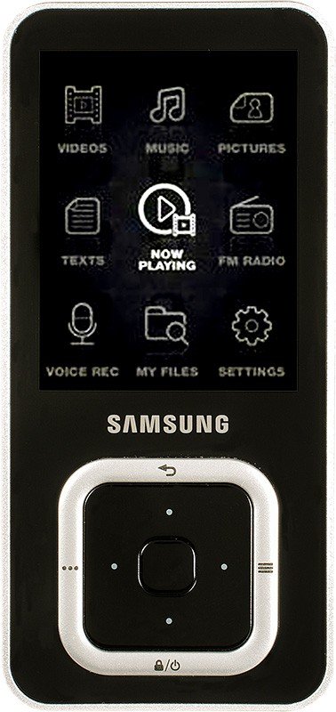 Купить Samsung YP-Q3 8GB Black - цена в Харькове, Киеве, Днепре, Одессе в интернет-магазине Telemart