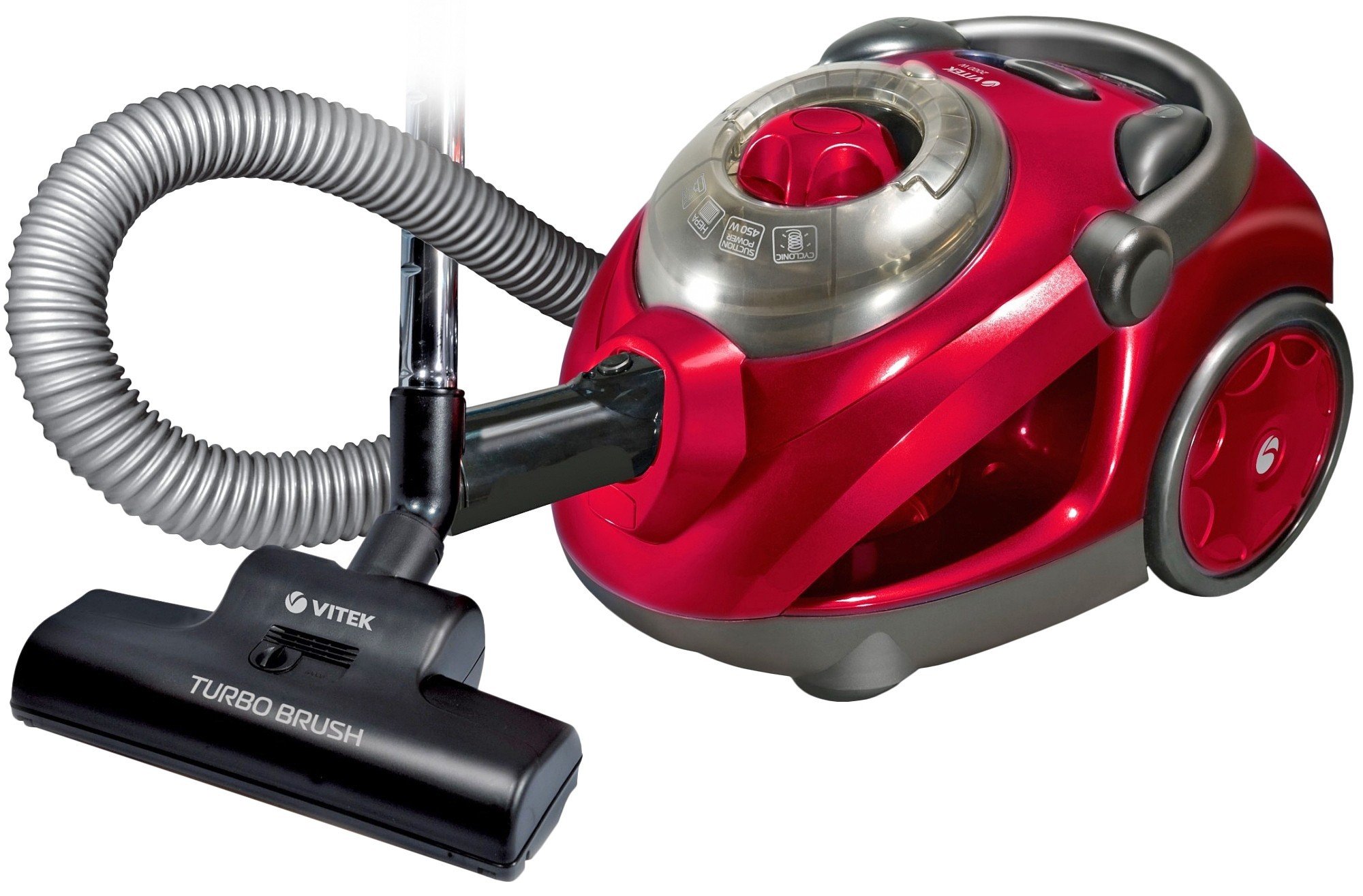 Купить Пылесос Vitek VT-1825 Red - цена в Харькове, Киеве, Днепре, Одессе в интернет-магазине ...
