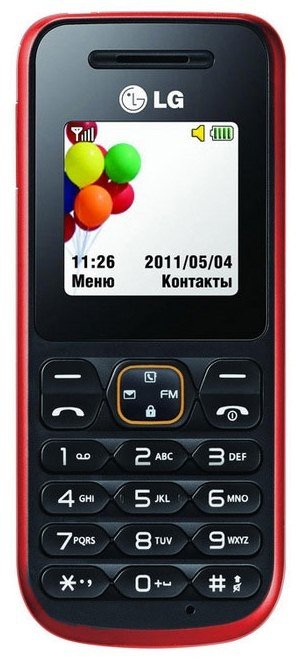Купити Мобільний телефон LG A100 Red - ціна в Києві, Львові, Вінниці ...