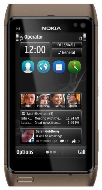 Мобільний телефон Nokia N8-00 Bronze купити в Україні: Київ, Львів ...