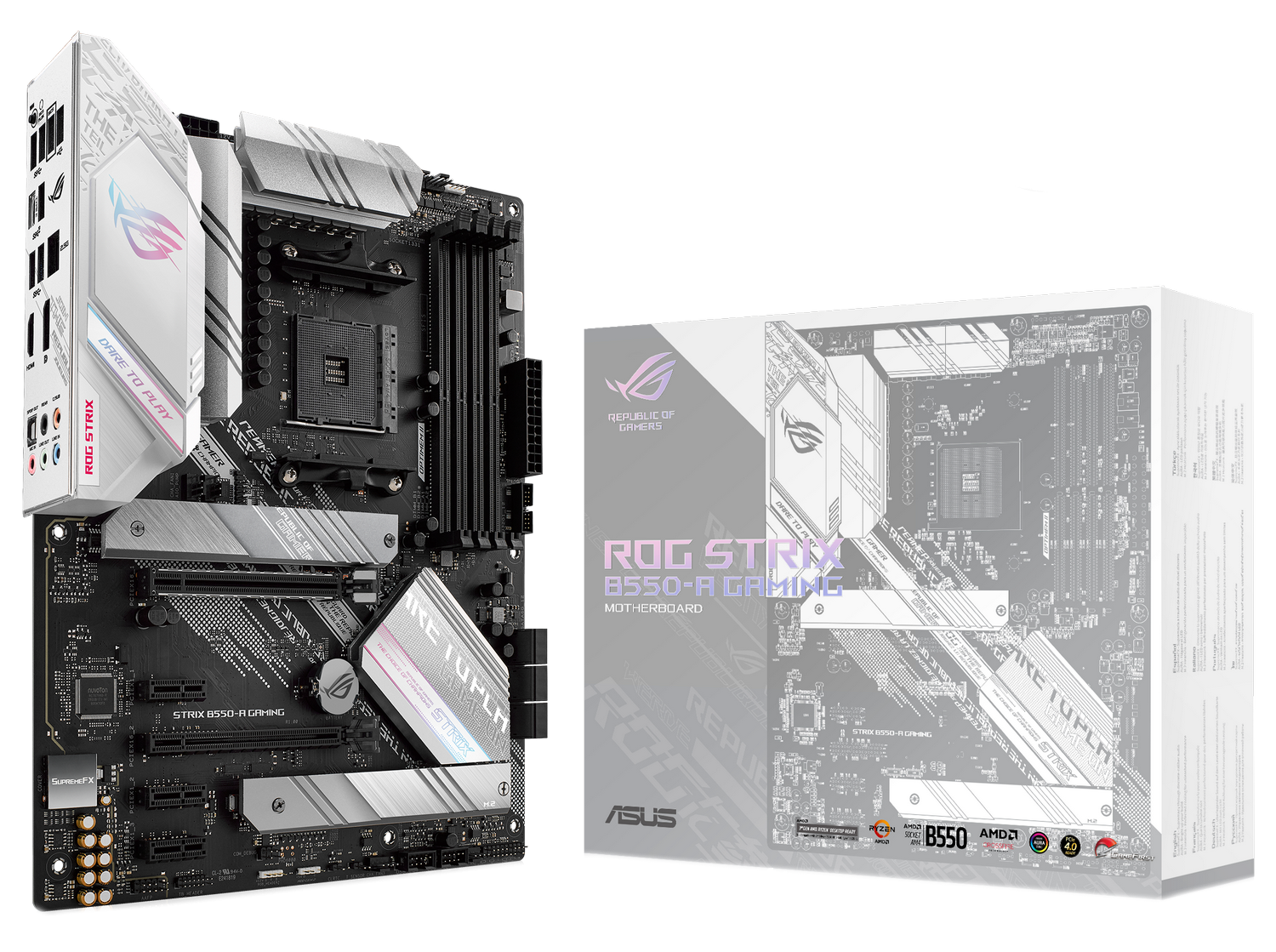 Материнська плата Asus ROG STRIX B550-A GAMING (sAM4, AMD B550) купити ...