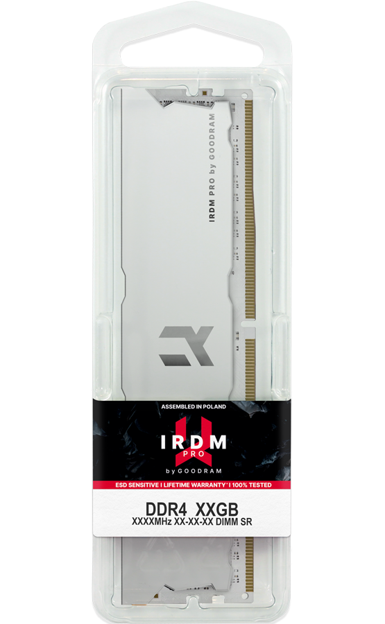 ОЗУ GoodRAM DDR4 16GB 3600Mhz IRDM Pro Hollow White (IRP-W3600D4V64L17 ...
