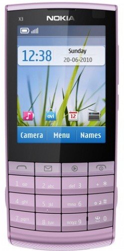 Купить Мобильный телефон Nokia X3-02.5 Touch and Type Lilac - цена в ...