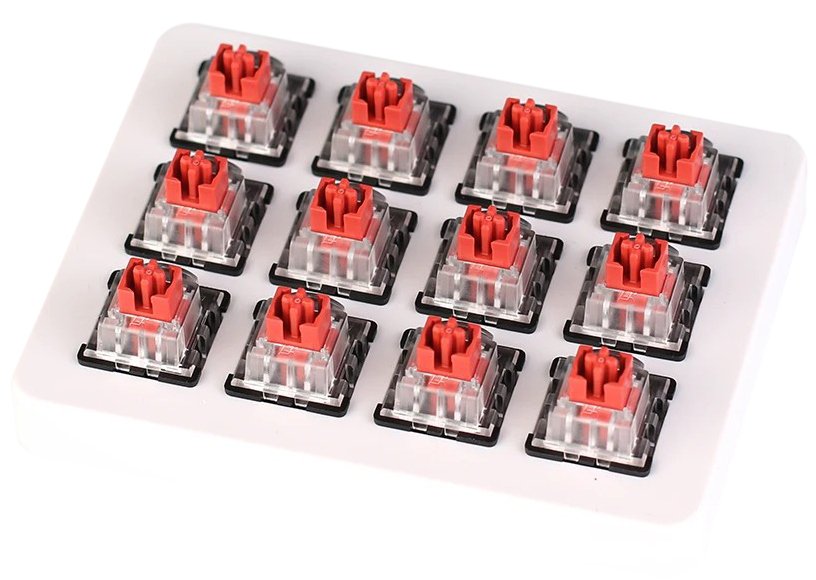 Купить Набор переключателей для клавиатуры Keychron LK Optical Red ...