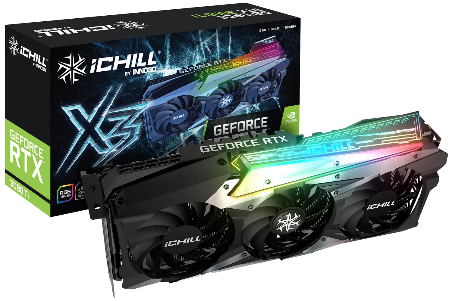 Продать Видеокарта Inno3D GeForce RTX 3080 Ti ICHILL X3 12288MB (C308T3 ...
