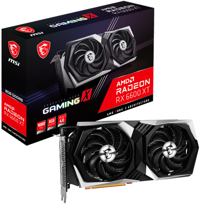 Продать Видеокарта MSI Radeon RX 6600 XT GAMING X 8192MB (RX 6600 XT ...