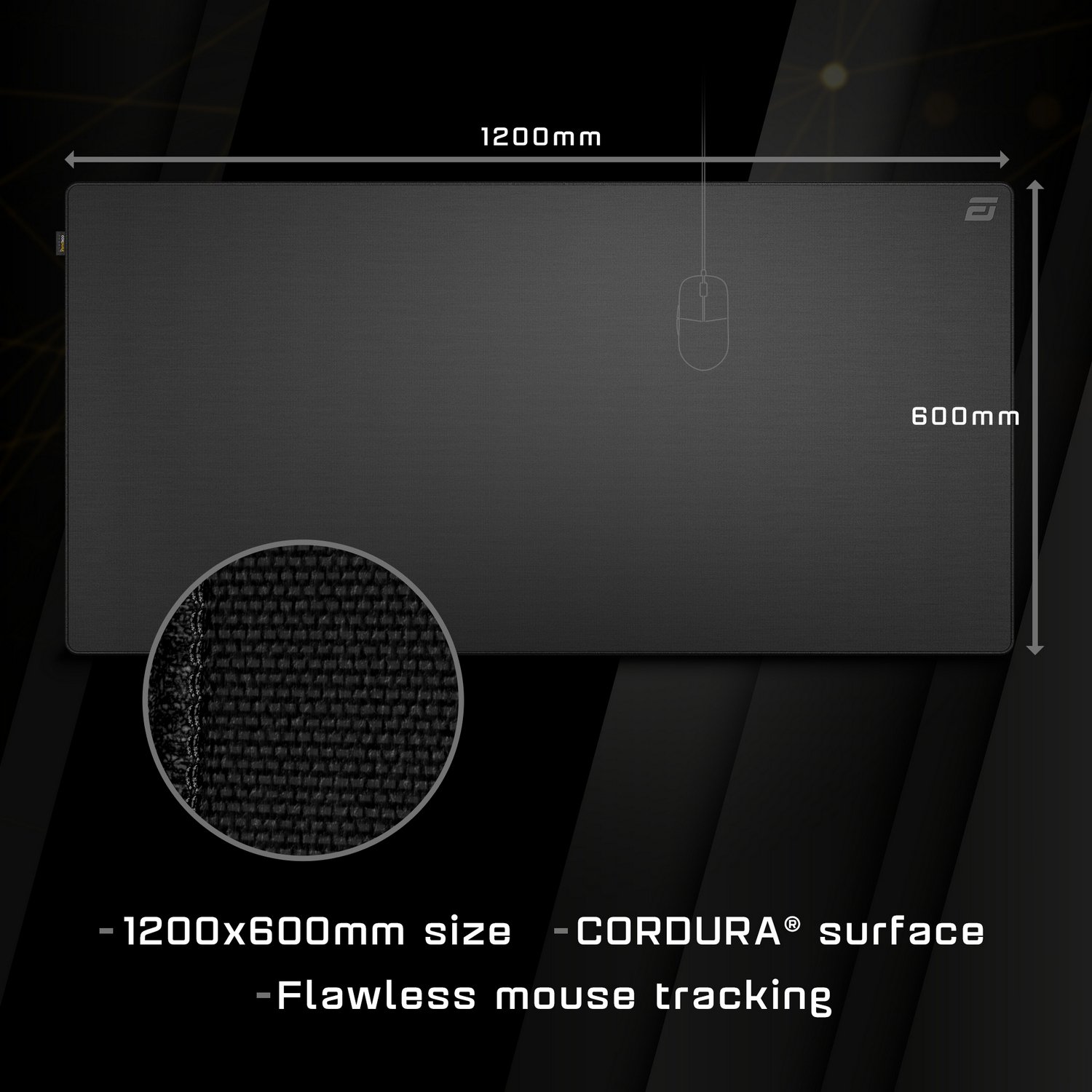 Коврик для мышки Endgame Gear MPC-1200 Cordura (EGG-MPC-1200-BLU) Blue ...