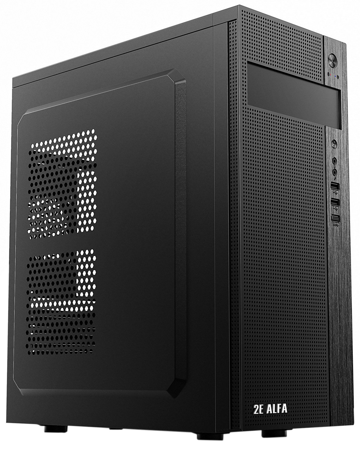 Купить Корпус 2E ALFA 400W (2E-E185-400) Black с проверкой совместимости: обзор, характеристики ...