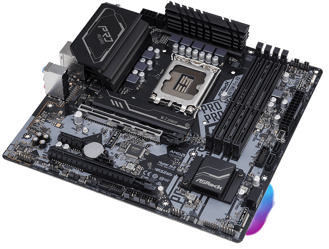 Материнская плата AsRock H670M Pro RS (s1700, Intel H670) купить с ...