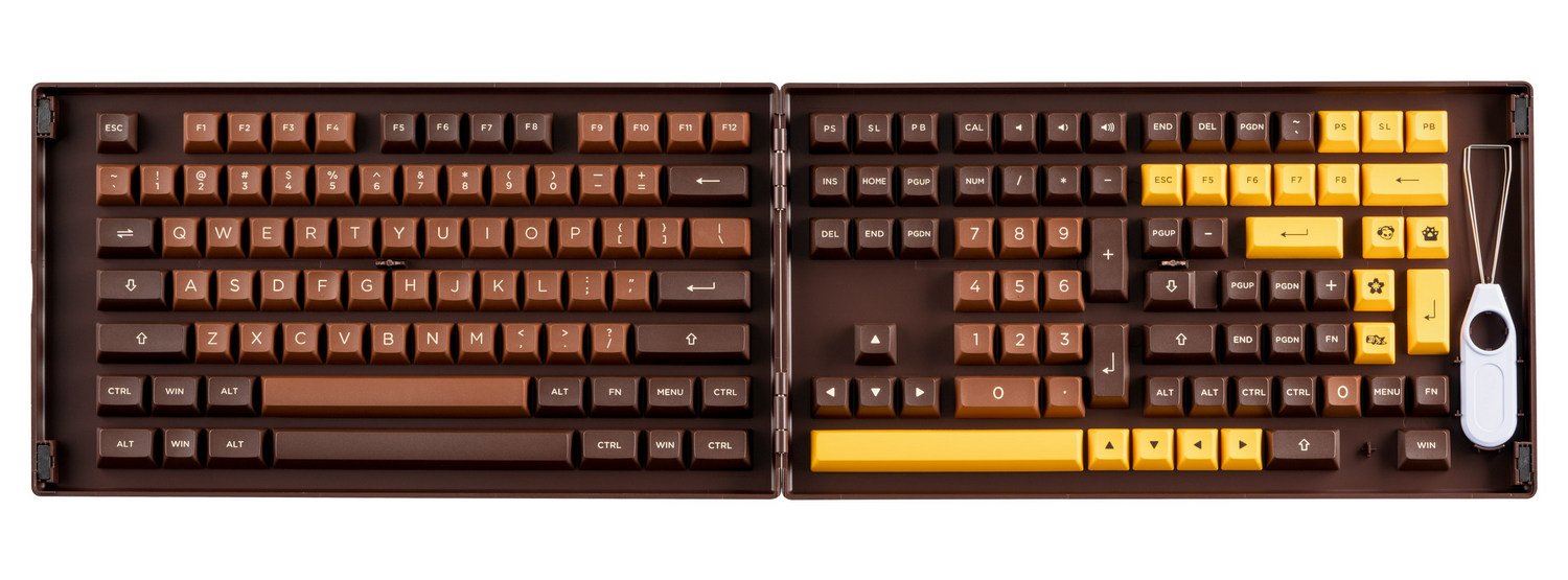Набор кейкапов AKKO Chocolate ASA Fullset купить в Украине: Киев, Днепр ...