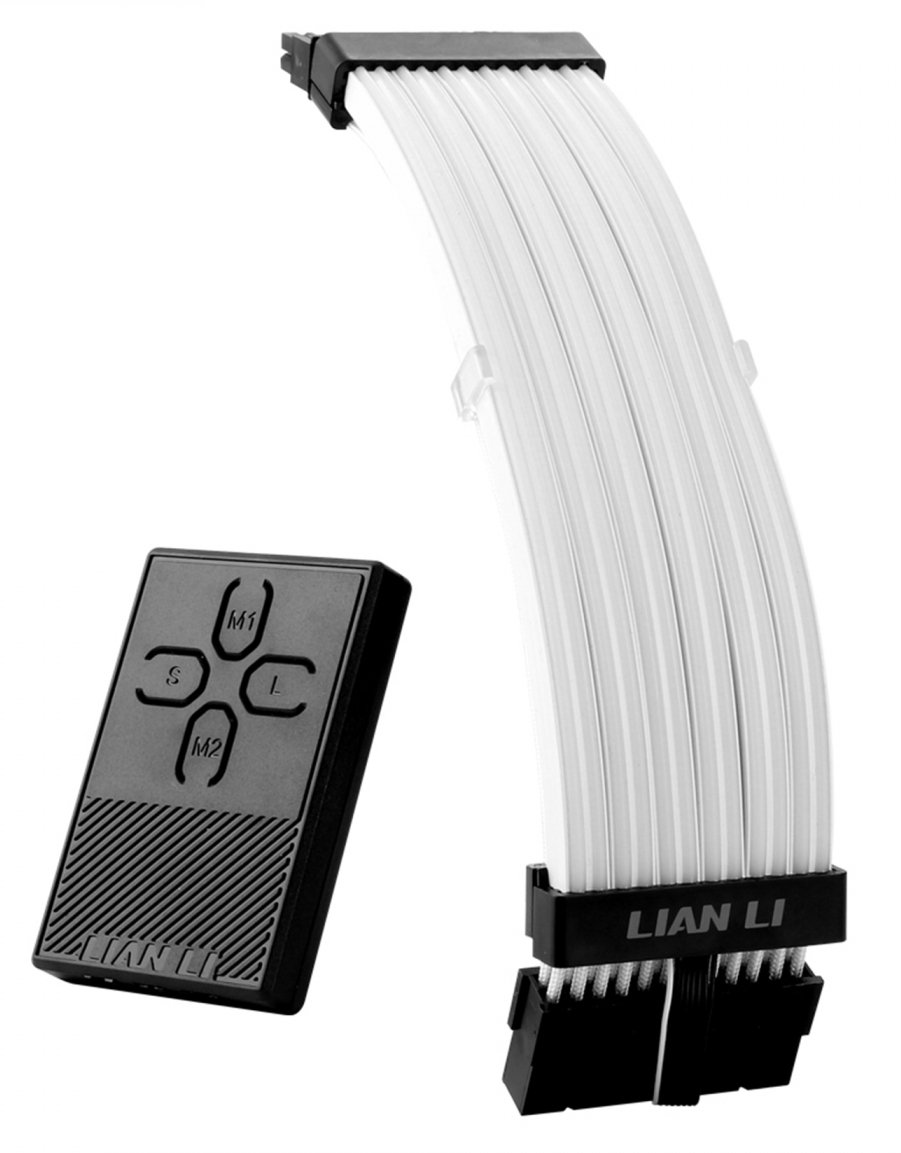 Набір кастомних кабелів живлення LIAN LI ARGB Strimer plus 24 pin ...