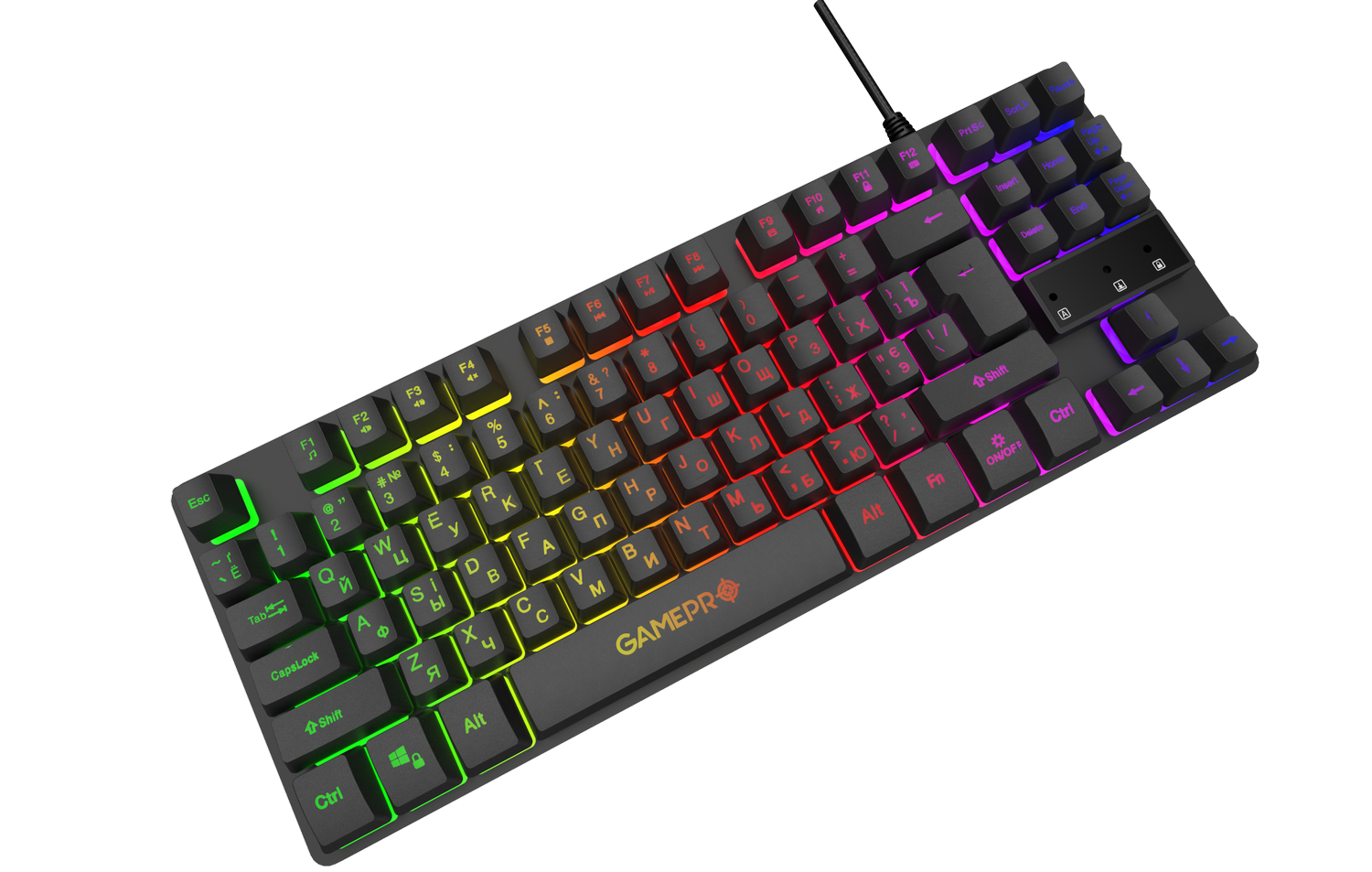 Клавиатура GamePro Nitro (GK537) Black: обзор, характеристики, цена на ...