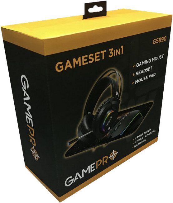 Комплект GamePro Gameset 3 в 1 GS890: ціна на комплект GamePro Gameset ...