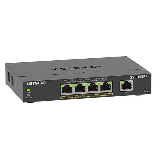 Сетевой коммутатор NETGEAR GS305EPP (GS305EPP-100PES) купить в Украине ...