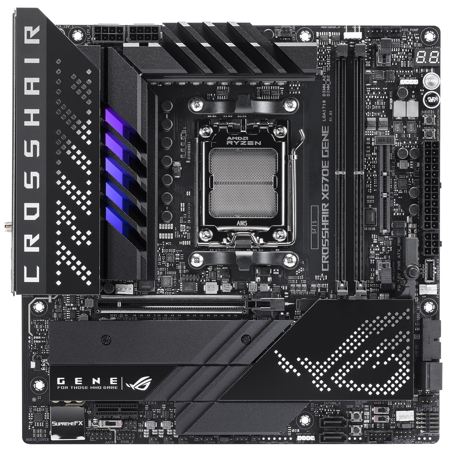 Asus ROG CROSSHAIR X670E GENE sAM5 X670 Asus ROG CROSSHAIR X670E GENE sAM5 X670