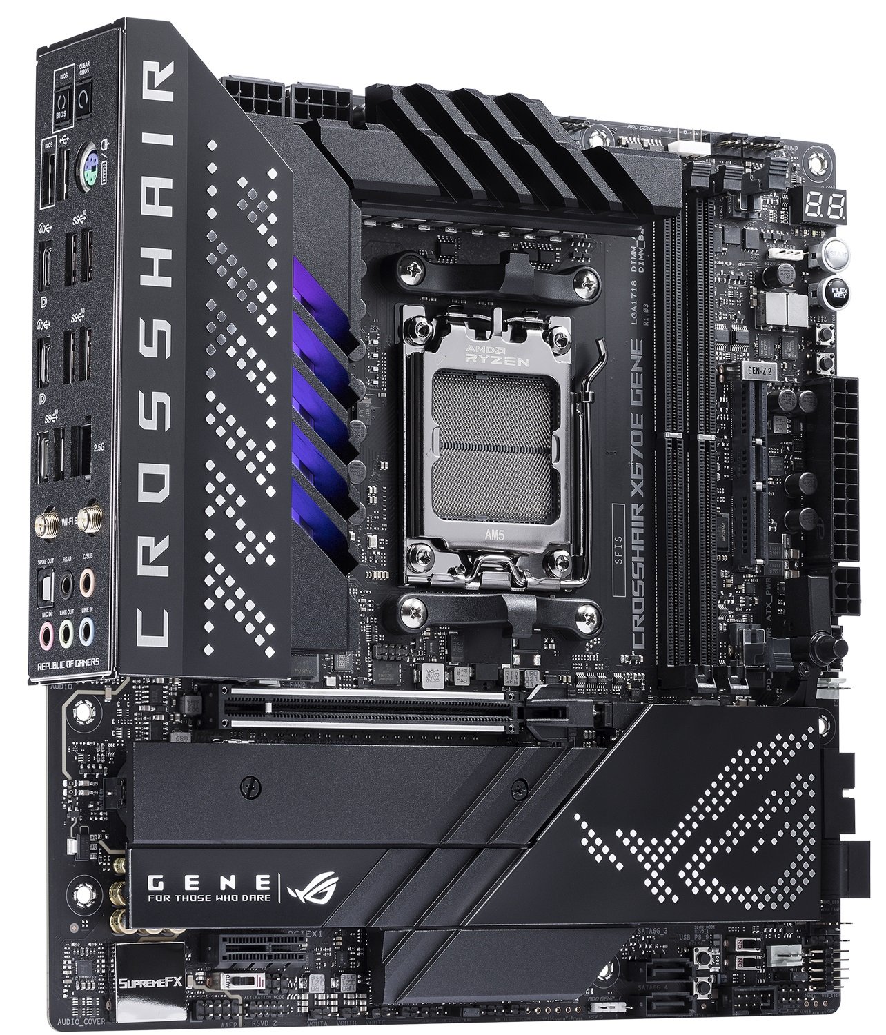 Материнская плата Asus ROG CROSSHAIR X670E GENE (sAM5, X670) купить с ...