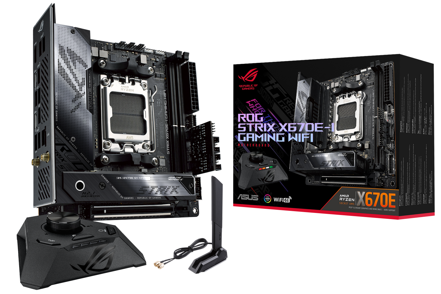 Продати Материнська плата Asus ROG STRIX X670E-I GAMING WIFI (sAM5, AMD ...