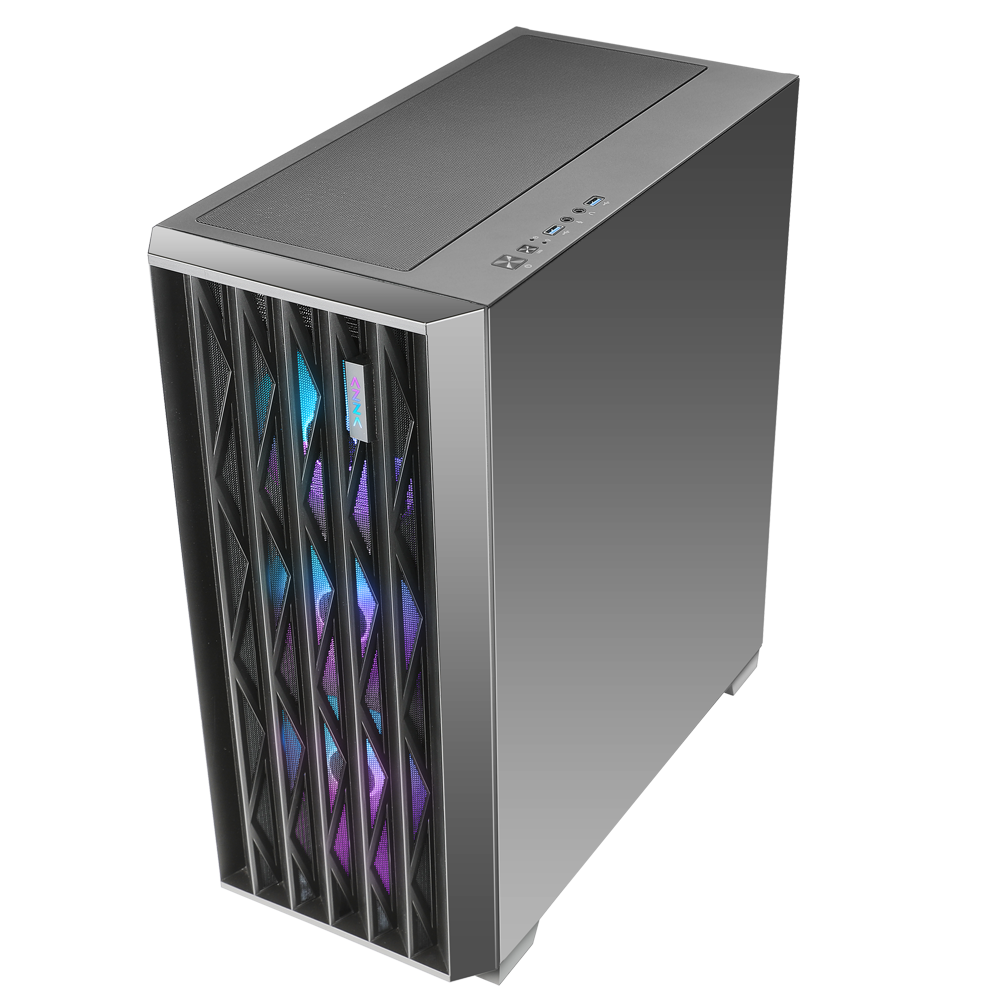 Корпус AZZA Legionaire ARGB без БЖ (CSAZ-470) Black з перевіркою ...