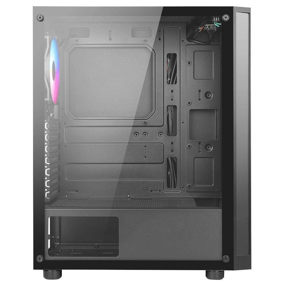 Корпус AZZA Spectra ARGB Tempered Glass без БП (CSAZ-280B) Black купить ...