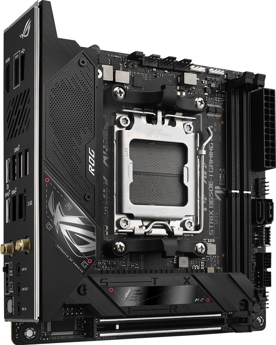 Материнська плата Asus ROG STRIX B650E-I GAMING (WIFI) (sAM5, AMD B650 ...