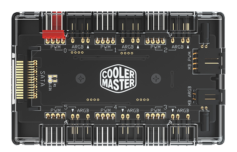 Купить Контроллер подсветки Cooler Master MasterFan ARGB and PWM Hub ...