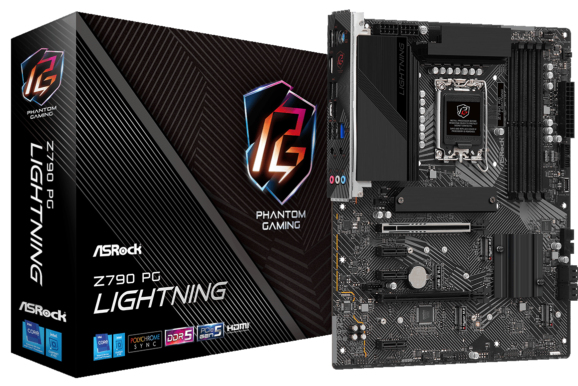 Материнська плата AsRock Z790 PG Lightning (s1700, Intel Z790) купити в ...