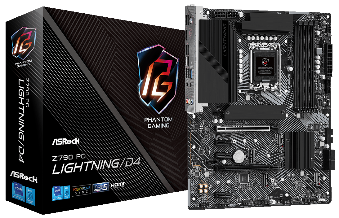 Продать Материнская плата AsRock Z790 PG Lightning/D4 (s1700, Intel ...