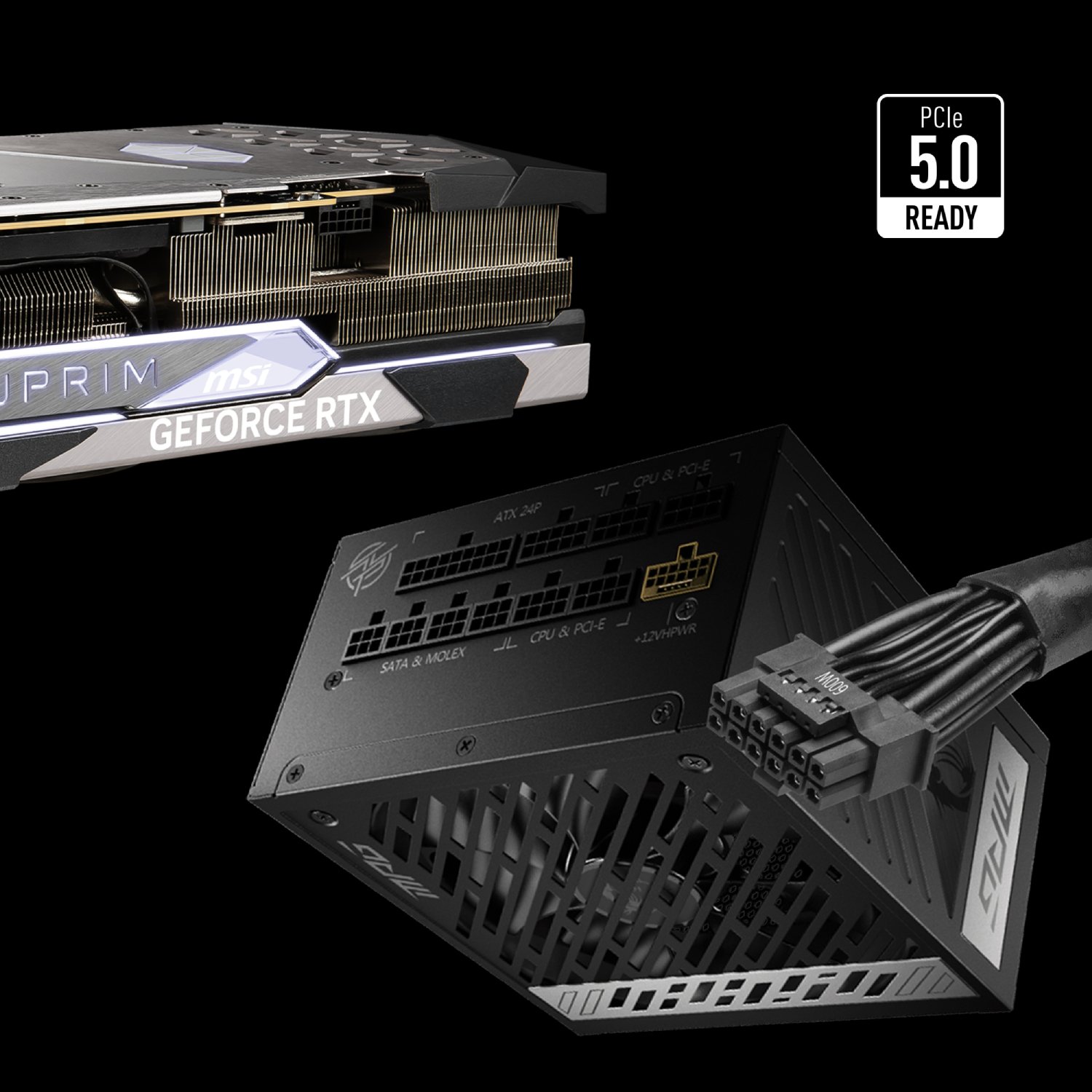 Блок питания MSI MPG 1000W PCIE5 (A1000G) купить с проверкой ...