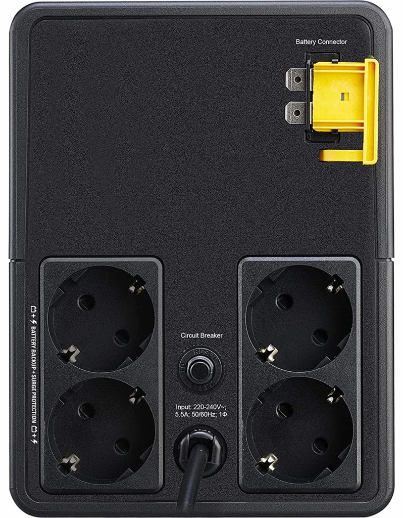 ИБП APC Easy UPS BVX 1200VA Schuko (BVX1200LI-GR): обзор ...