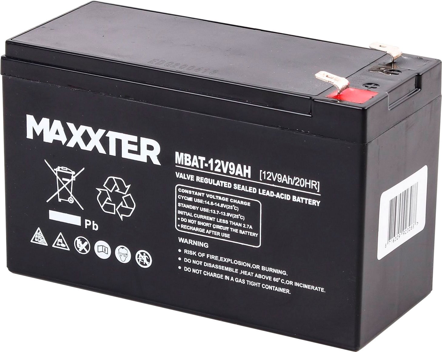 Купити Акумуляторна батарея Maxxter 12V 9Ah (MBAT-12V9AH) - ціна в Києві, Львові, Вінниці ...