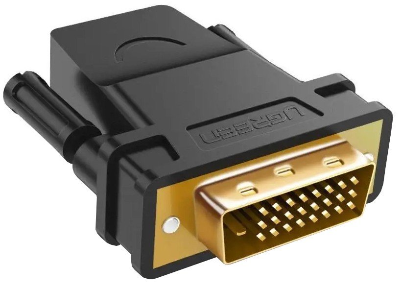 Купить Адаптер Ugreen HDMI-DVI(24+1) F/M (20124) Black - цена в ...