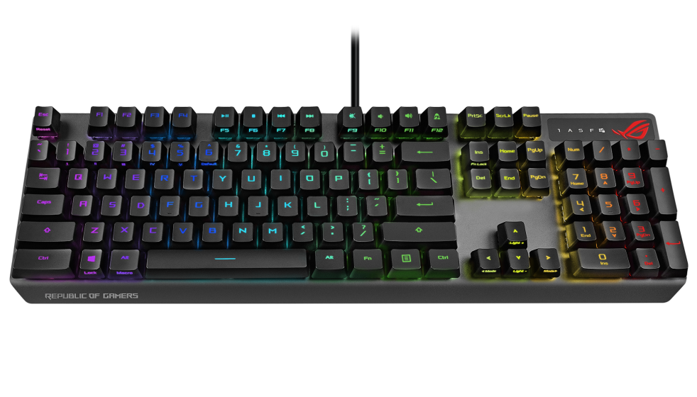 Клавиатура Asus ROG Strix Scope RX Red Optical Mechanical Switch RGB ...