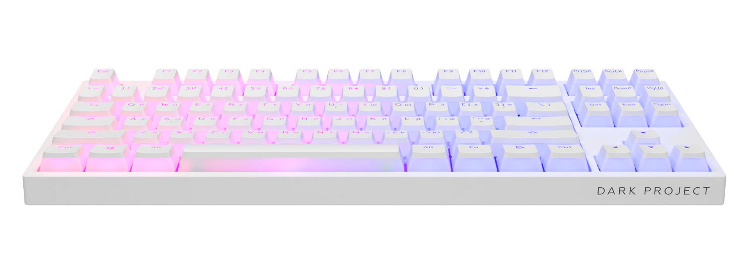 Клавіатура Dark Project KD87A PBT Mechanical Gateron Cap Teal (DP-KD ...