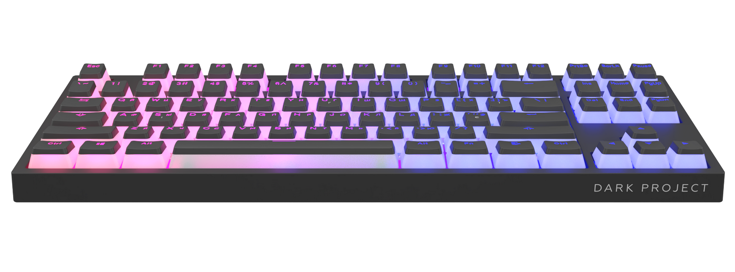 Клавіатура Dark Project KD87A PBT Mechanical Gateron Cap Teal (DP-KD ...