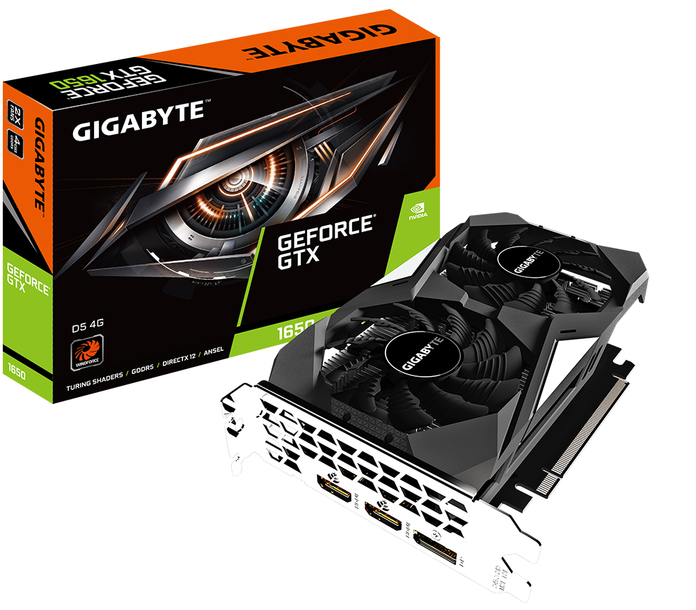 Продать Видеокарта Gigabyte GeForce GTX 1650 D5 4096MB (GV-N1650D5-4GD ...