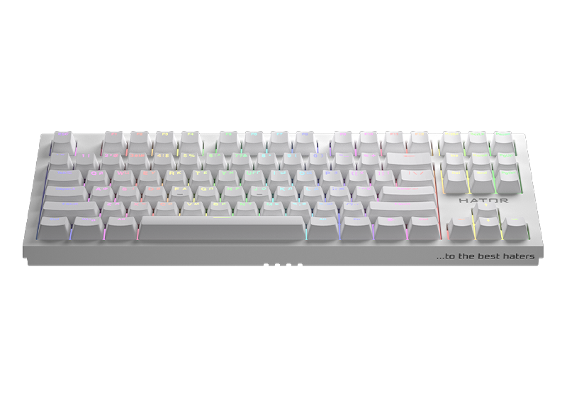 Клавіатура HATOR Skyfall TKL PRO Wireless Kailh BOX Red (HTK-664) White ...