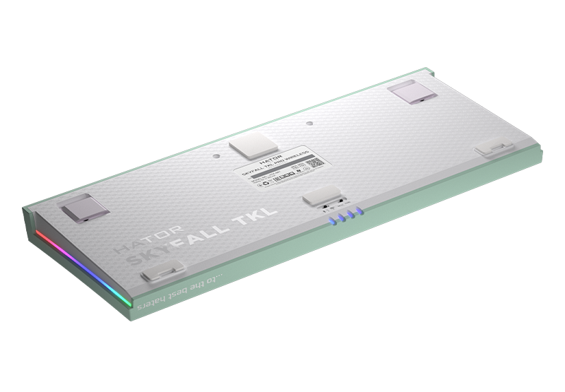 Клавіатура HATOR Skyfall TKL PRO Wireless Kailh BOX Red (HTK-667) Mint ...